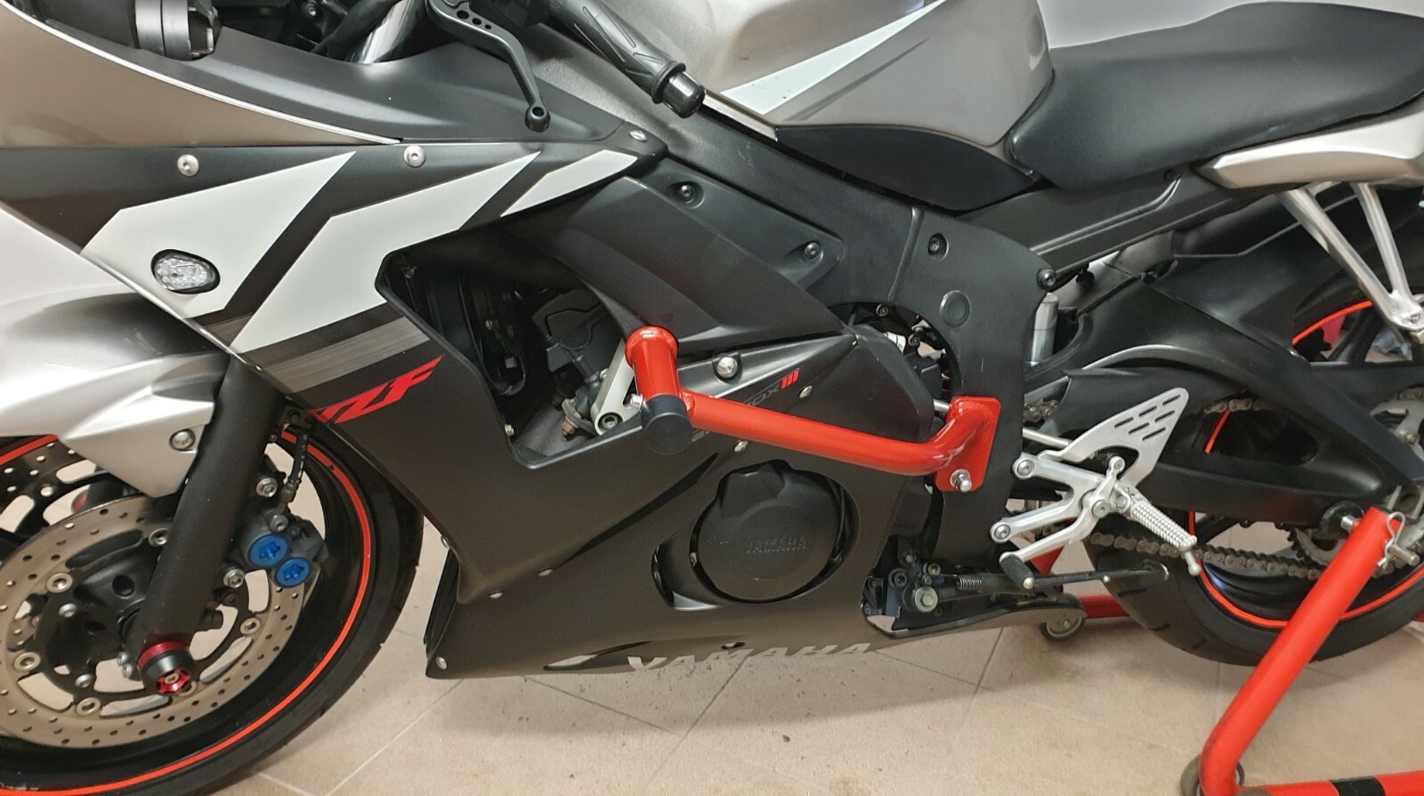 Yamaha YZF R6 2003-2005 crash cage engine guard crash bars stunt race ...