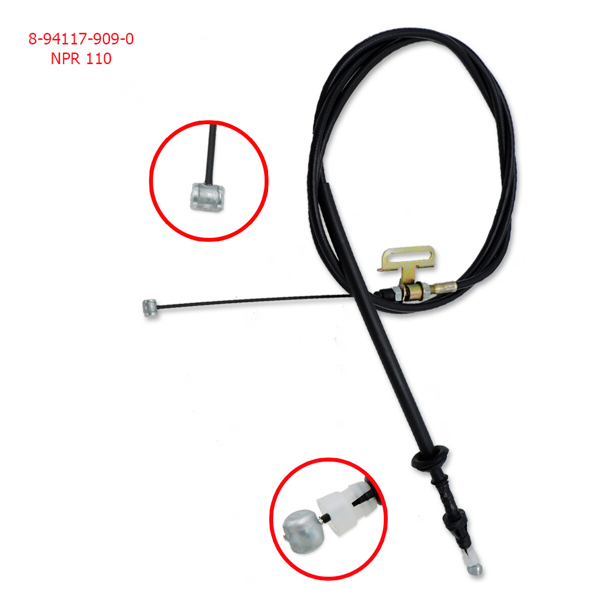 Accelerator Throttle Cable Black For Isuzu NPR 110 Truck 1995 | eBay