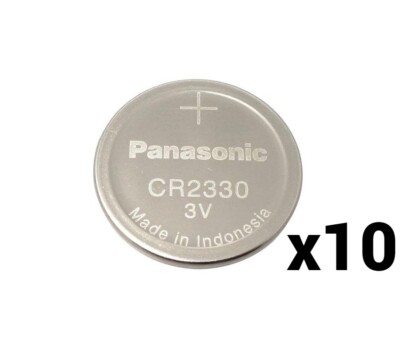 10 TEN NEW PANASONIC CR2330 CR 2330 LITHIUM 3V BATTERY EXP 2030 | eBay