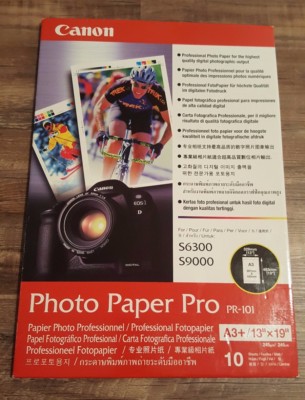 Canon 13" x 19" A3+ Professional Photo Paper Pro PR-101 (10 sheets ...