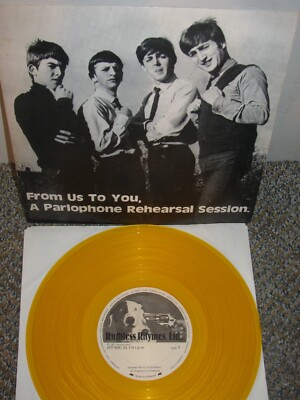 THE BEATLES -10 INCH -COLORED VINYL -FROM US TO YOU - BOOTLEG - GERMAN ...