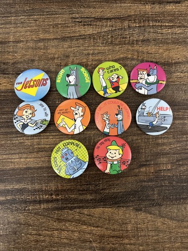 Vintage 1983 “The Jetsons” Set Of 10 Pinback Buttons 1.5” | eBay