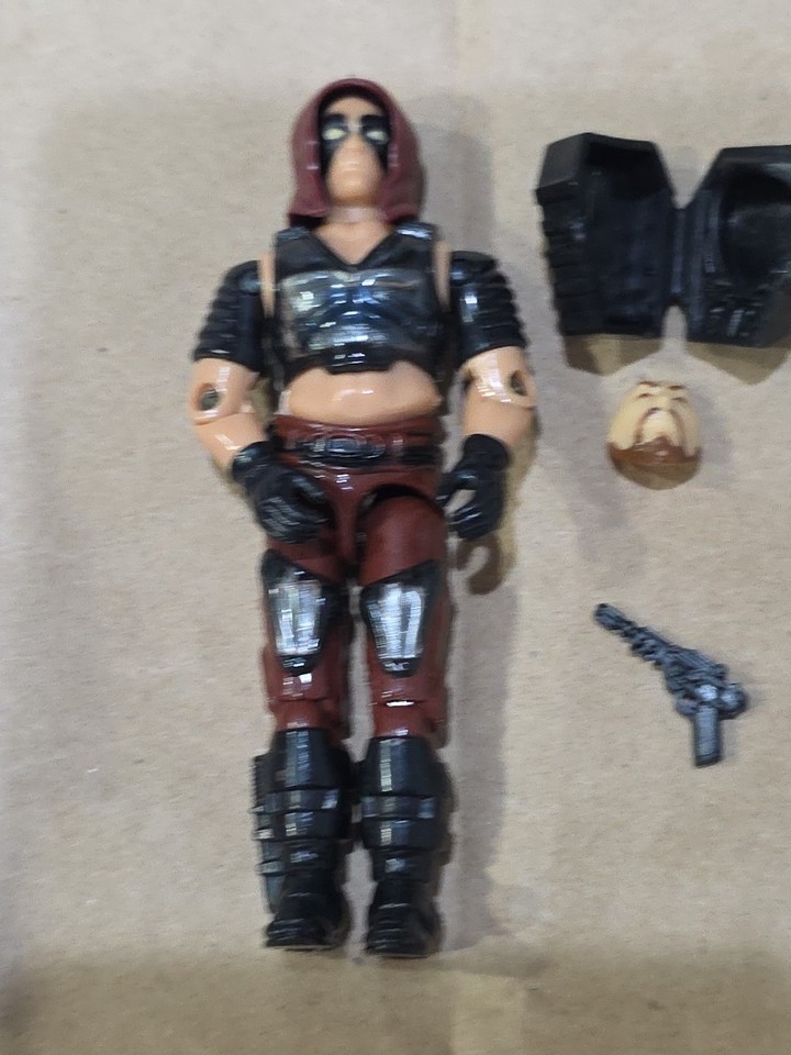 VINTAGE 1984 Hasbro GI Joe Zartan V1 w/ Chest Piece, BACKPACK & FACE ...