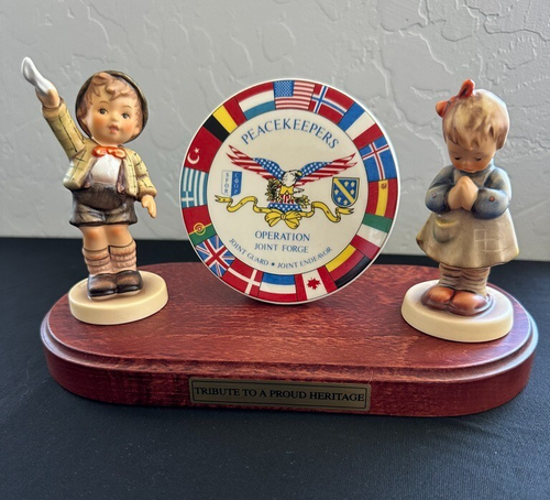 HUMMEL Peacekeepers Desk Plaque Come Back Soon Limited 1807/3000 Four ...