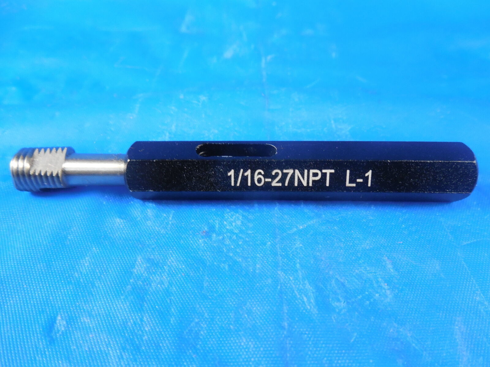 NEW 1/16 27 NPT L1 PIPE THREAD PLUG GAGE .0625 27.0 N.P.T. L-1 ...