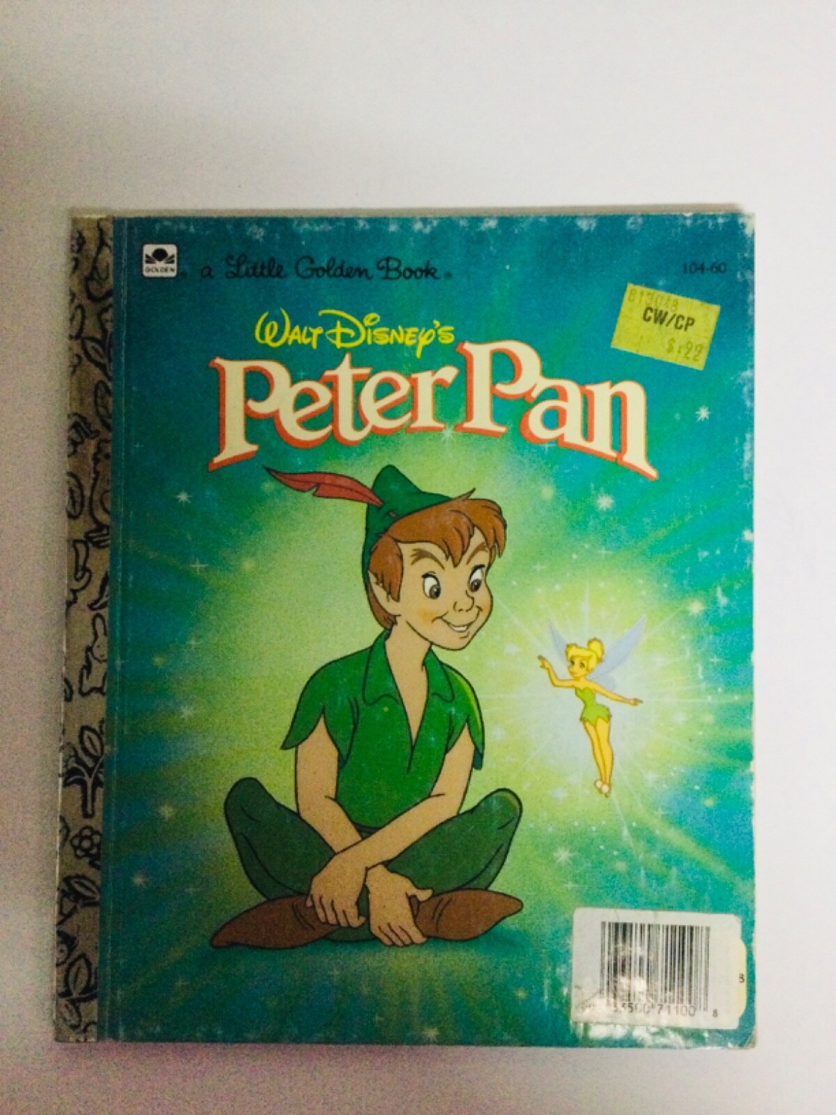 Golden Book Walt Disney's Peter Pan 1989 | eBay