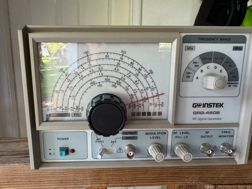 Radio Frequency Signal Generator GW INSTEK Model GRG-450b | eBay