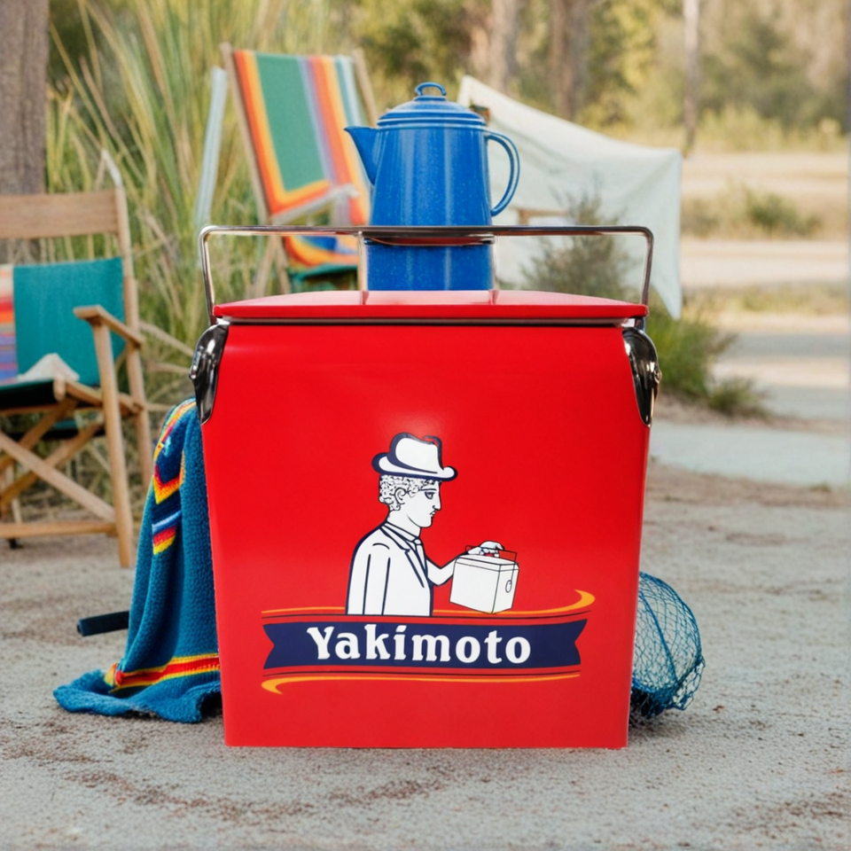 Yakimoto 14Qt Creative Outdoor Metal Legacy Cooler/Ice Chest- NEW -Free ...