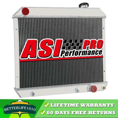 4 ROW Aluminum Radiator For Chevrolet C/K 10 20 30 Pickup Trucks 1963 ...