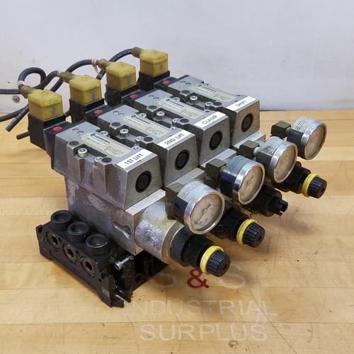 Norgren (4) SXE9574A800023NA Pneumatic Assembly, With Gauges & Manifold ...
