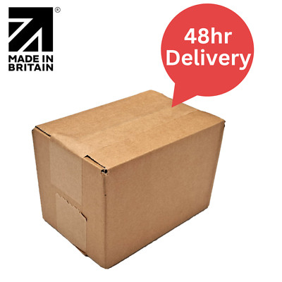 100x Small Parcel Shipping Box & Cardboard Postal Boxes 6"x4"x4" and 6 ...