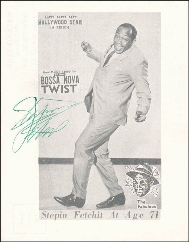 Stepin Fetchit Stereotypes