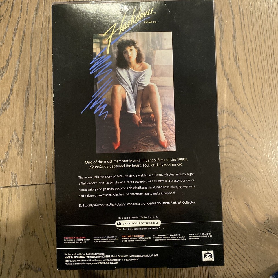 Barbie Flashdance Jennifer Beale T2150 NEW NRFB Black Label -- NIB | eBay