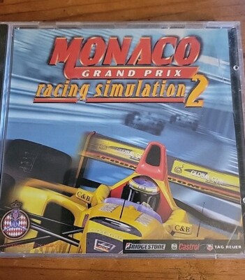 Monaco Grand Prix Racing Simulation 2 PC Ubi Soft Computer Game Vintage ...