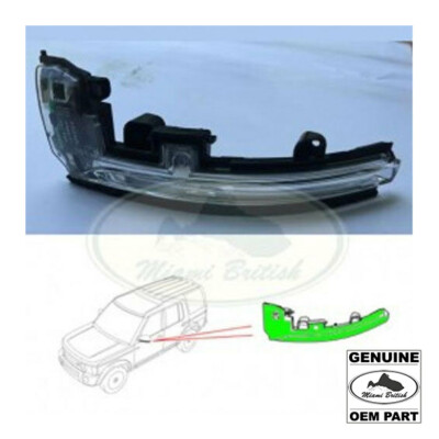 LAND ROVER TURN SIGNAL MIRROR LAMP LIGHT LH RANGE LR4 RR SPORT EVOQUE ...
