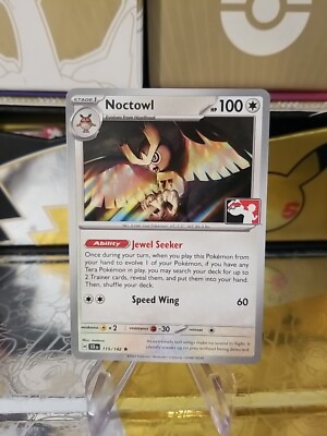Noctowl Pokemon Prize Pack Series 6 Promo Pokemon Card NM/LP Stamp | eBay