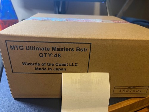MTG ULTIMATE MASTERS factory sealed booster box with box topper | eBay