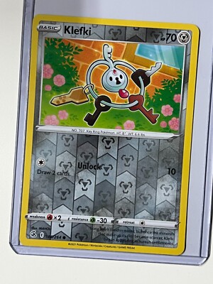 Reverse Holo Klefki 186/264 Common Fusion Strike Pokemon TCG 2021 | eBay