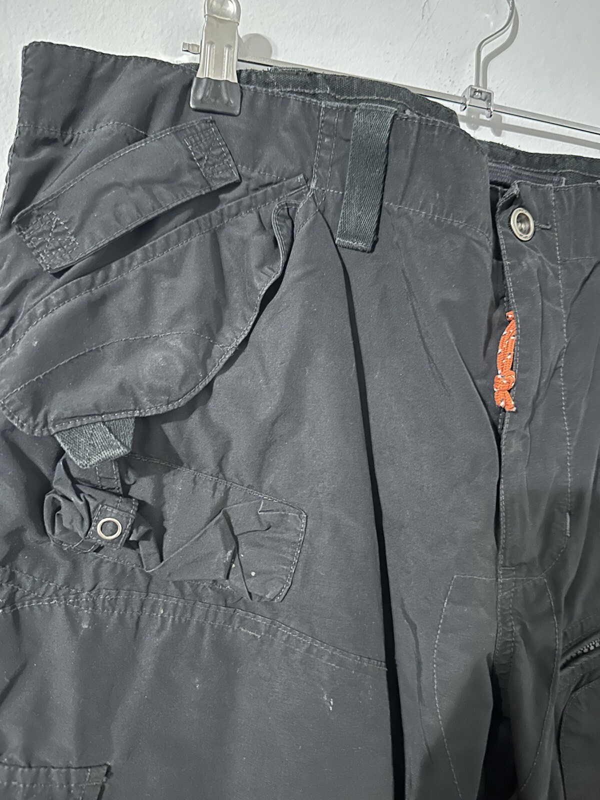 RLX Ralph Lauren Paratrooper Cargo Pants Mens 36x32 Black Slim Fit ...