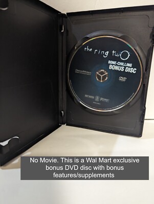 The Ring Two Bone Chilling Bonus DVD (Wal Mart Exclusive) oop disc only ...