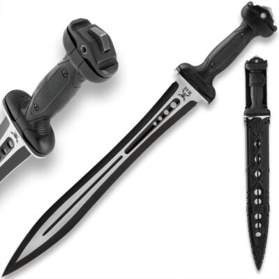 M48 Gladius Sword and Scabbard, 7Cr13 Stainless Steel Blade, Vortec ...