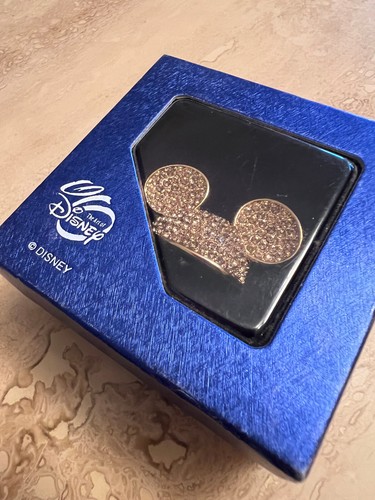 Disney 50th Anniversary Micky Mouse Golden Ears Swarovski 2005 Brooch ...