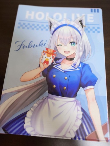 Hololive Clear File Folder Set of 6 Hololive Shirakami Fubuki Hololive ...