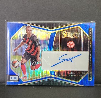 2023-24 Panini Select FIFA Pitchside Signatures Mario Gotze #PS-MG BLUE ...
