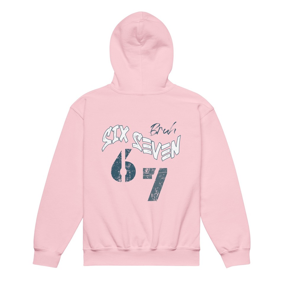 Bruh 67 SIX SEVEN Youth meme slang term Kid Sayings heavy blend unisex ...