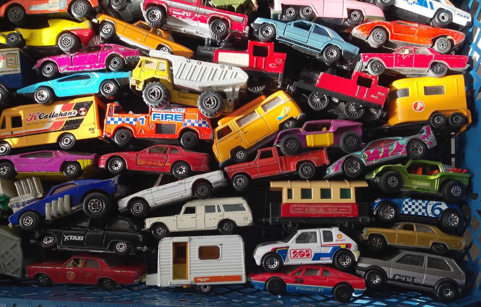 ORIGINAL VINTAGE DIECAST TOY JOB LOT LESNEY MATCHBOX SUPERFAST CARS ...