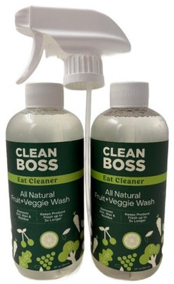 #JOY CleanBoss Eat Cleaner Fruit & Veggie Natural Wash & Preserver 12 ...