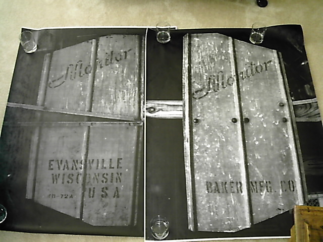 6.5ft Baker Monitor WB Windmill Vane Logo Layout for stencil | eBay