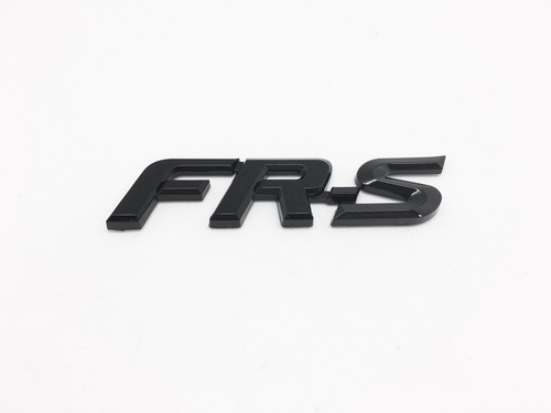 (1) FRS FR-S Trunk Badge Emblem Logo Glossy Black Fits 12-16 Scion FRS ...
