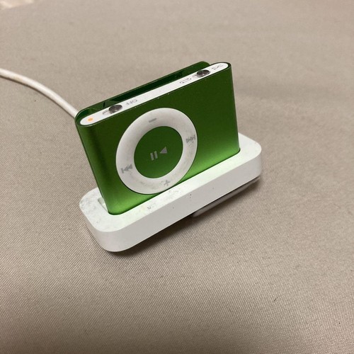 Apple iPod Shuffle 2nd Generation Green with Dock | eBay