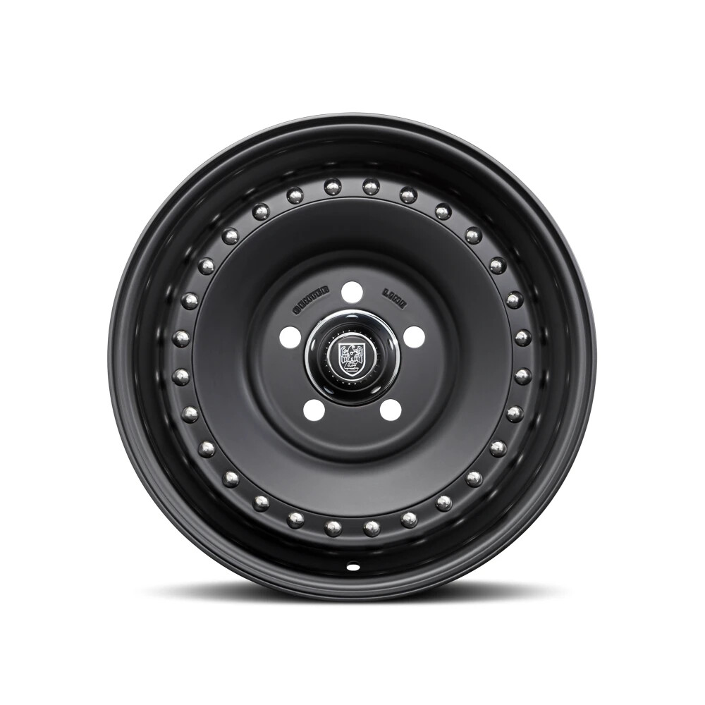 15 BLACK CENTERLINE AUTO DRAG 15X7 15X8.5 SOLID STAGGERED LITE MAG ...