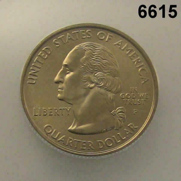 2005 WASHINGTON QUARTER MINNESOTA EXTRA TREE DIE 33 ANACS CERTIFIED ...