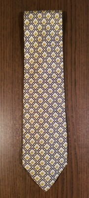 Robert Talbott Nordstrom's Floral Geometric Pattern 100% Silk Tie | eBay