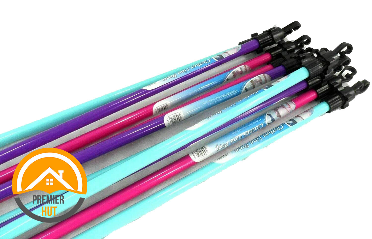 Clothesline Support Pole Heavy Duty Telescopic Washing Line Laundry ...