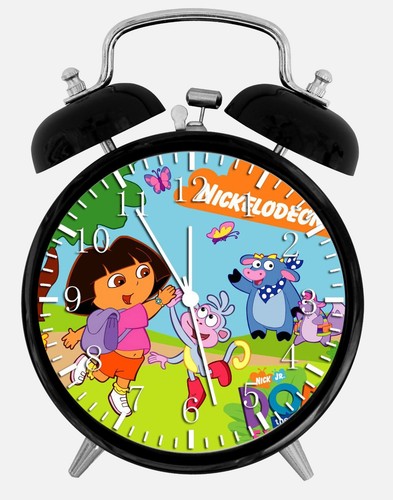 Dora the Explorer Alarm Desk Clock 3.75" Room Office Decor W18 Nice For ...