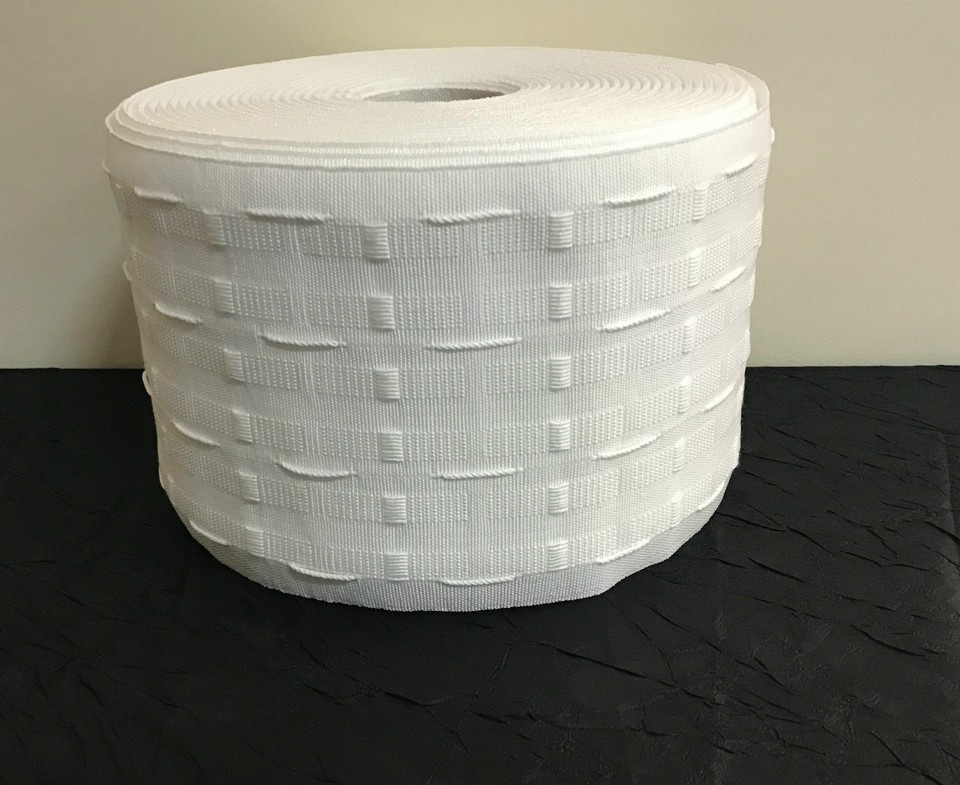 6 INCH (150mm) CURTAIN HEADING HEADER TAPE~PENCIL PLEAT~VARIOUS LENGTHS ...