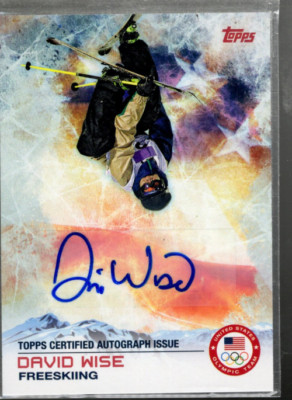 B4728- 2014 Topps U.S. Olympic Team Autographs #94 David Wise Auto - NM ...
