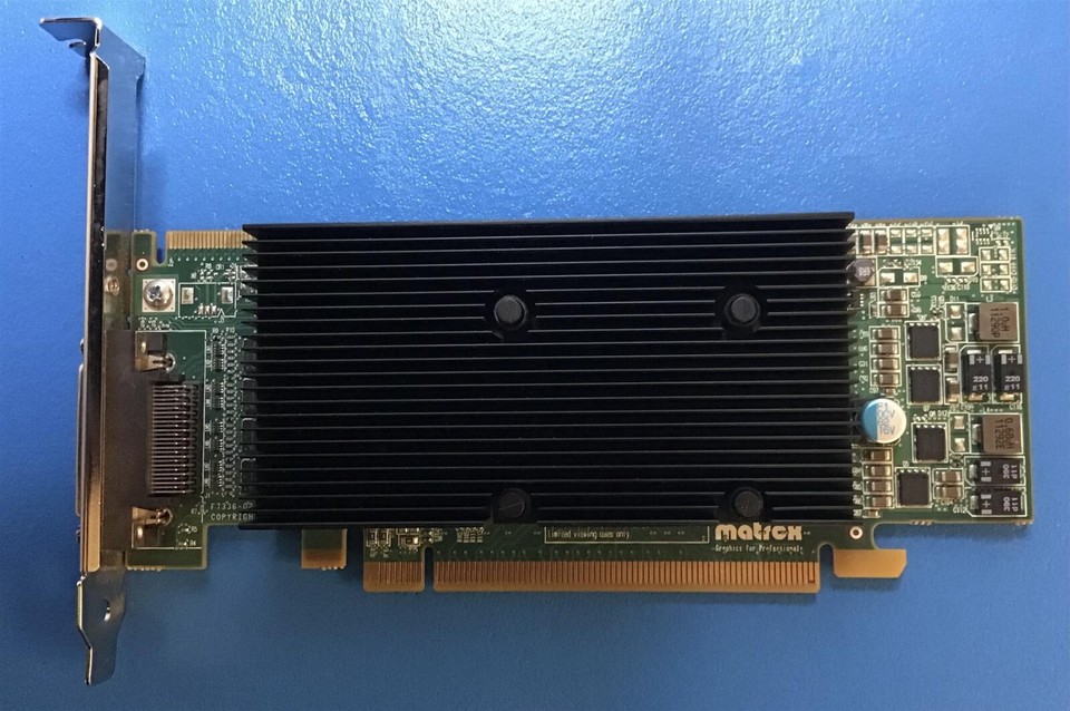 Matrox M9140 512MB DDR2 PCI Express x16 Graphics Card GPU Full Height ...