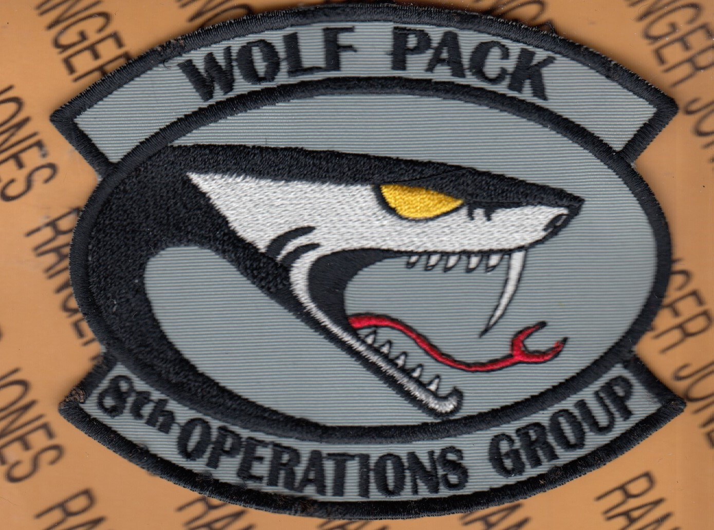 USAF Air Force 8th Operations Group OG 4" patch Light Gray c/e | eBay