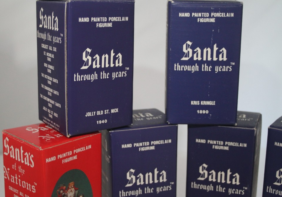 Santa Through The Years Santa Through The Ages Collection | eBay