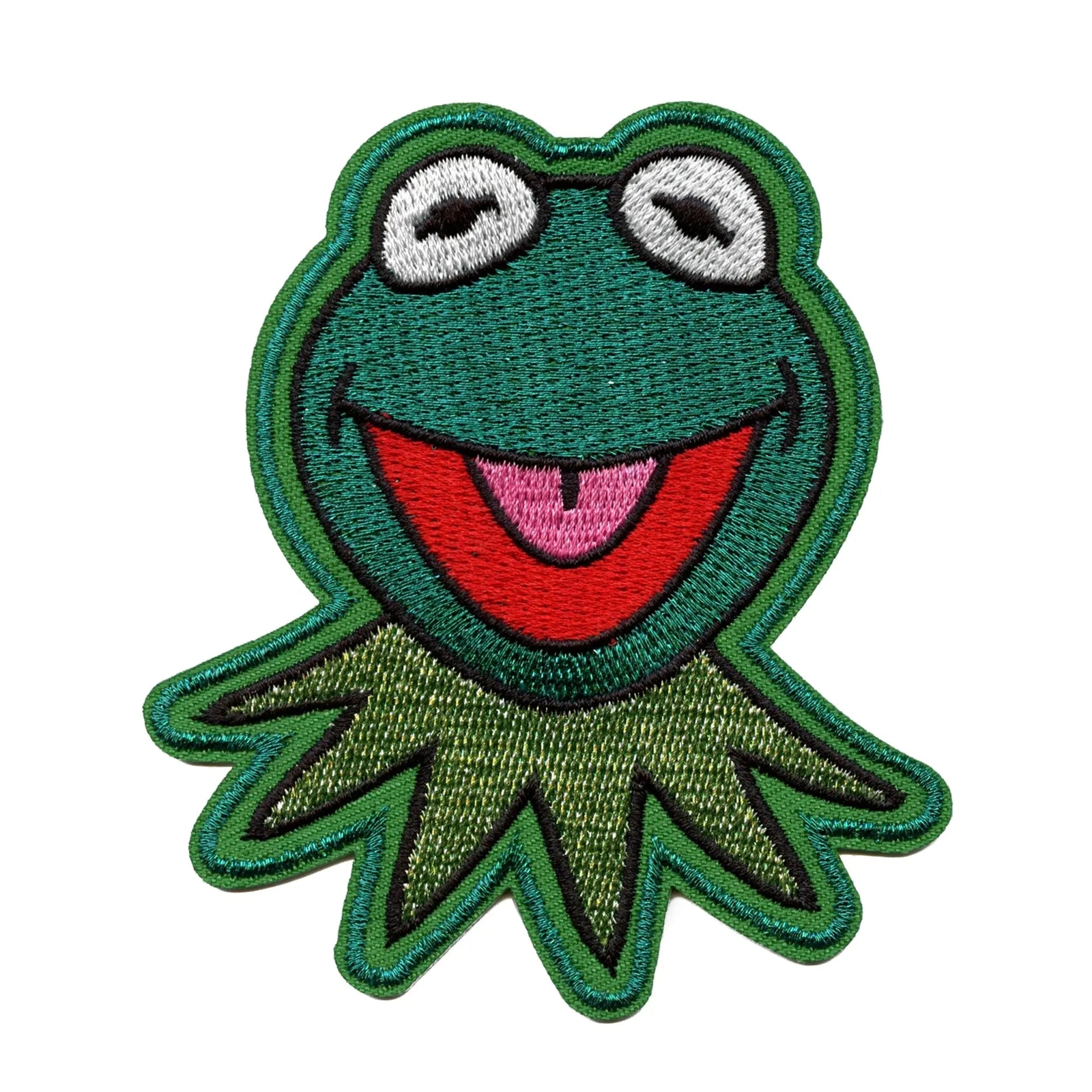 Muppets Kermit The Frog Patch Kids Puppet Disney Embroidered Iron On | eBay