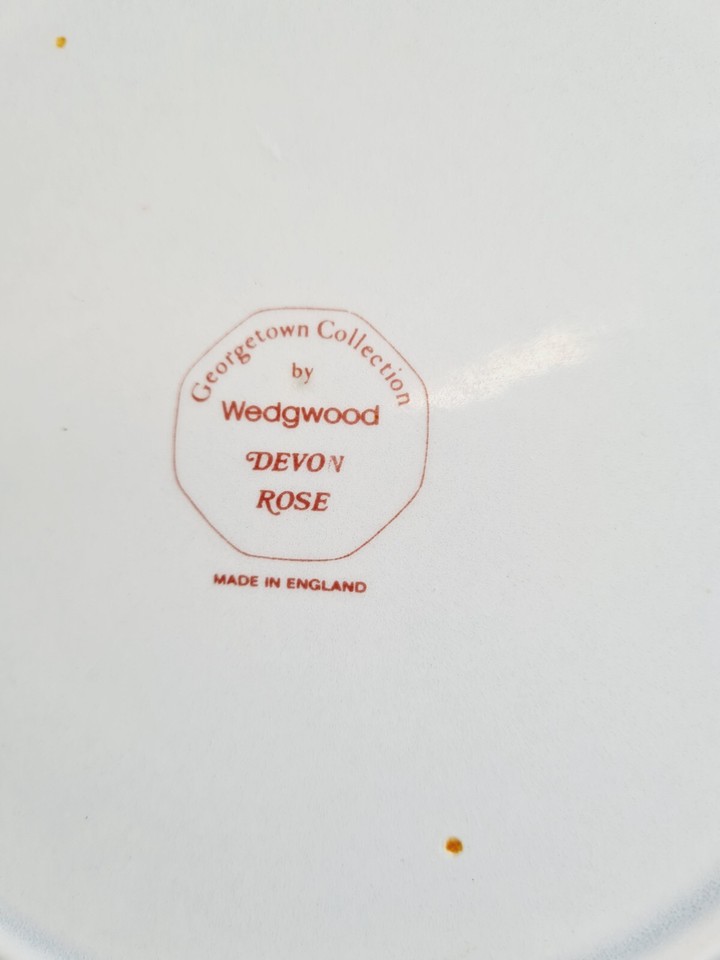 Vintage Wedgwood Georgetown Collection 'Devon Rose' Pattern Dinner ...