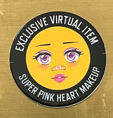 Roblox Super Pink Heart Makeup Exclusive Code (RAPID DELIVERY VIA ...