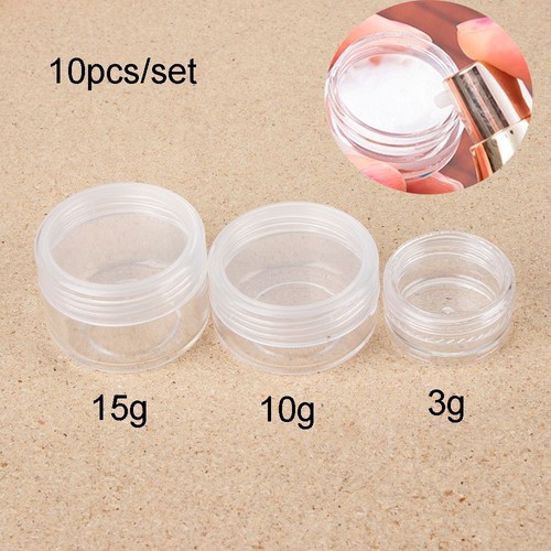 Plastic Bottles Cosmetic Jar Storage Boxes Makeup Container Sample ...