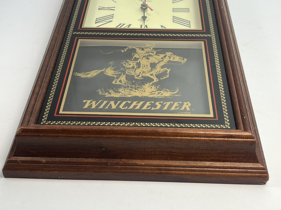 Vintage Hanover Winchester Quartz Wall Clock 19.5”x12” w/ Papers NOT ...