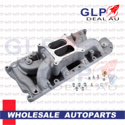 FOR FORD WINDSOR 289-302 INTAKE MANIFOLD DUAL PLANE 4 BARREL AIRGAP ...
